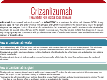 SCDC Produced Resources – Sickle Cell Disease Coalition